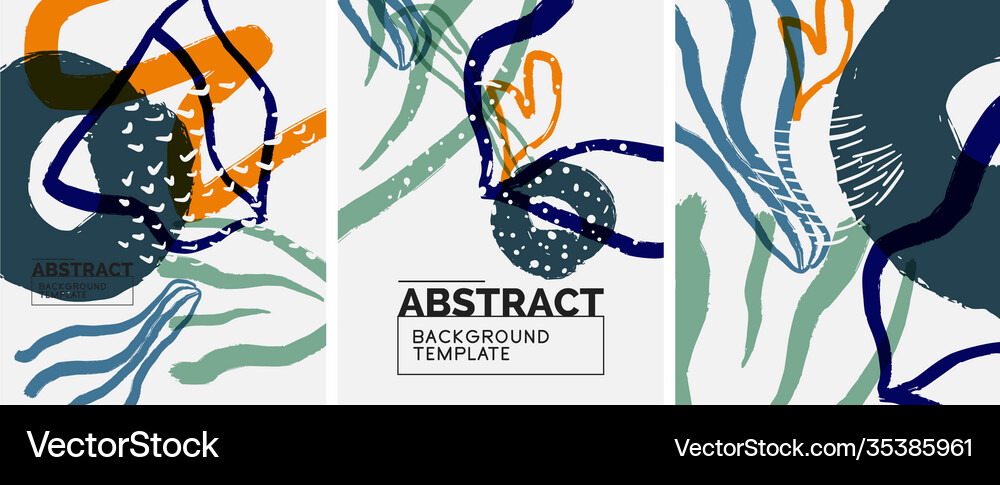 Social media abstract backgrounds abstract hand Vector Image