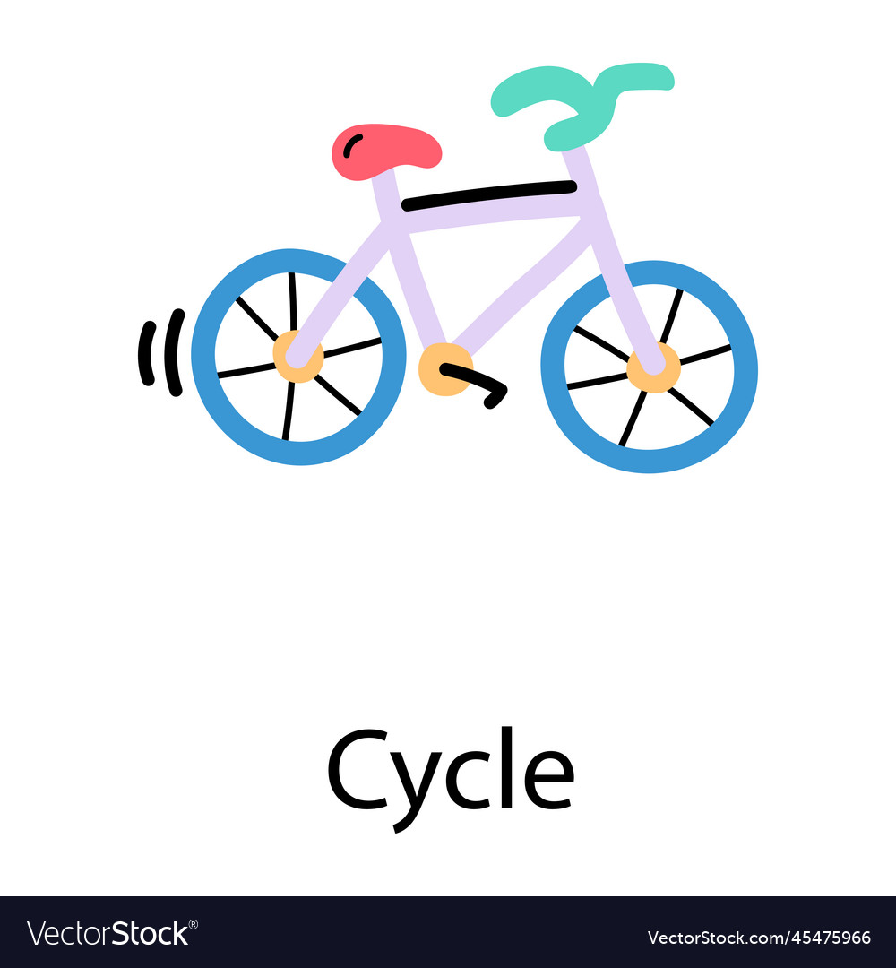 Cycle Royalty Free Vector Image - VectorStock