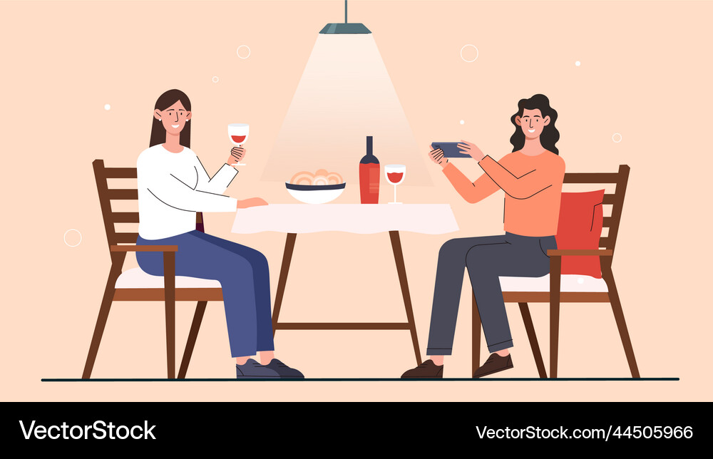 Food in restaurants Royalty Free Vector Image - VectorStock