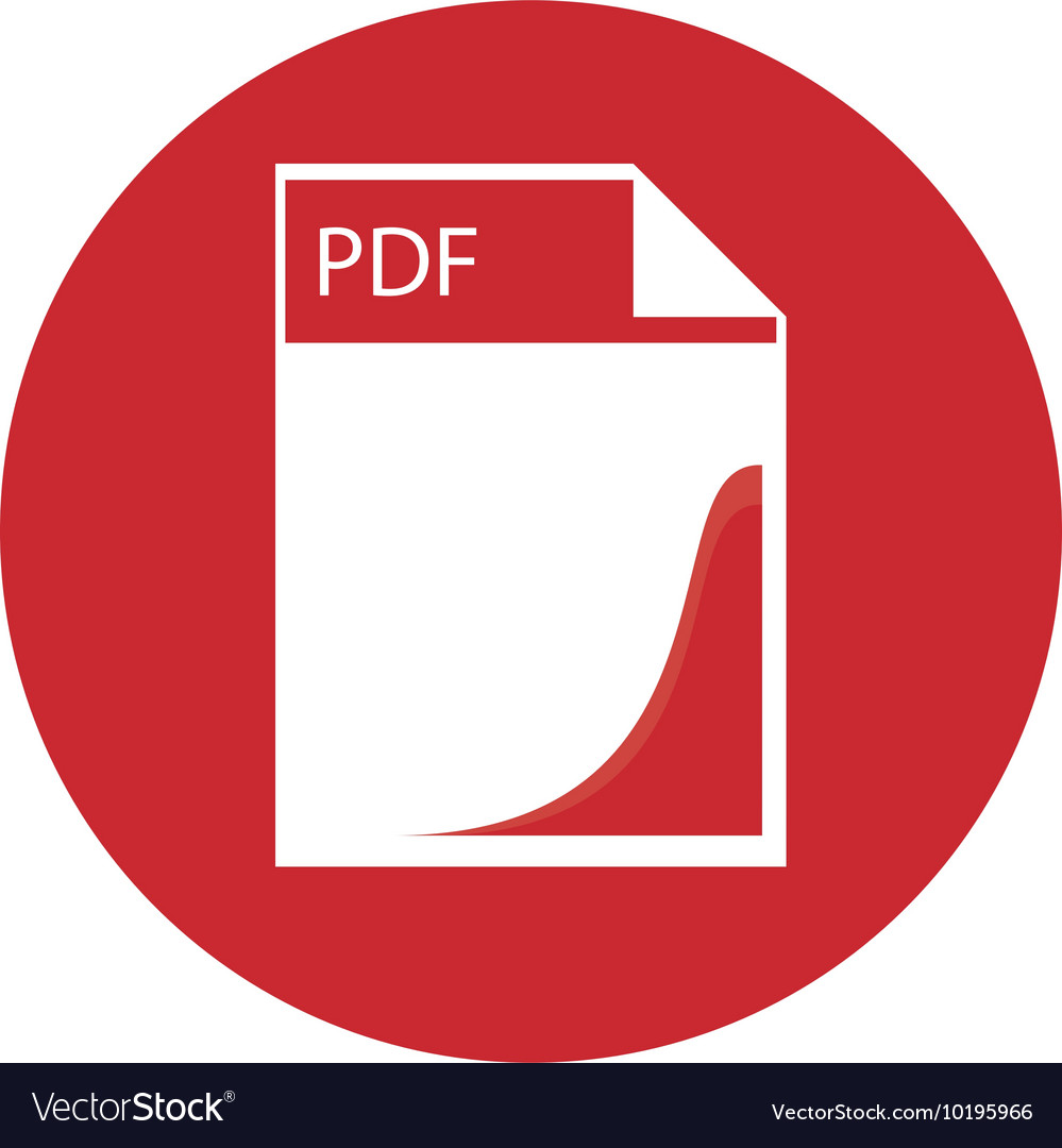 Pdf file icon Royalty Free Vector Image - VectorStock