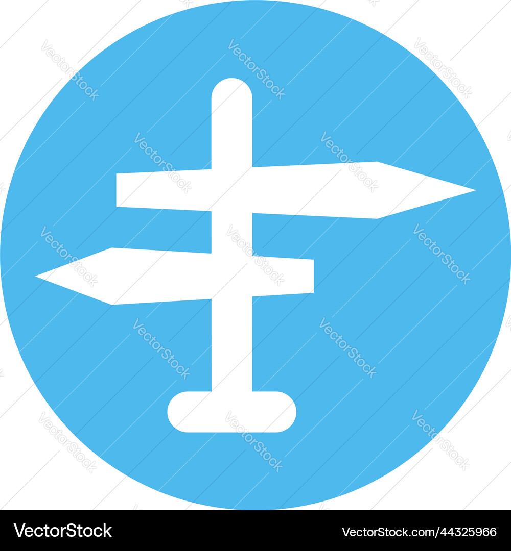 Travel directions on a white background Royalty Free Vector