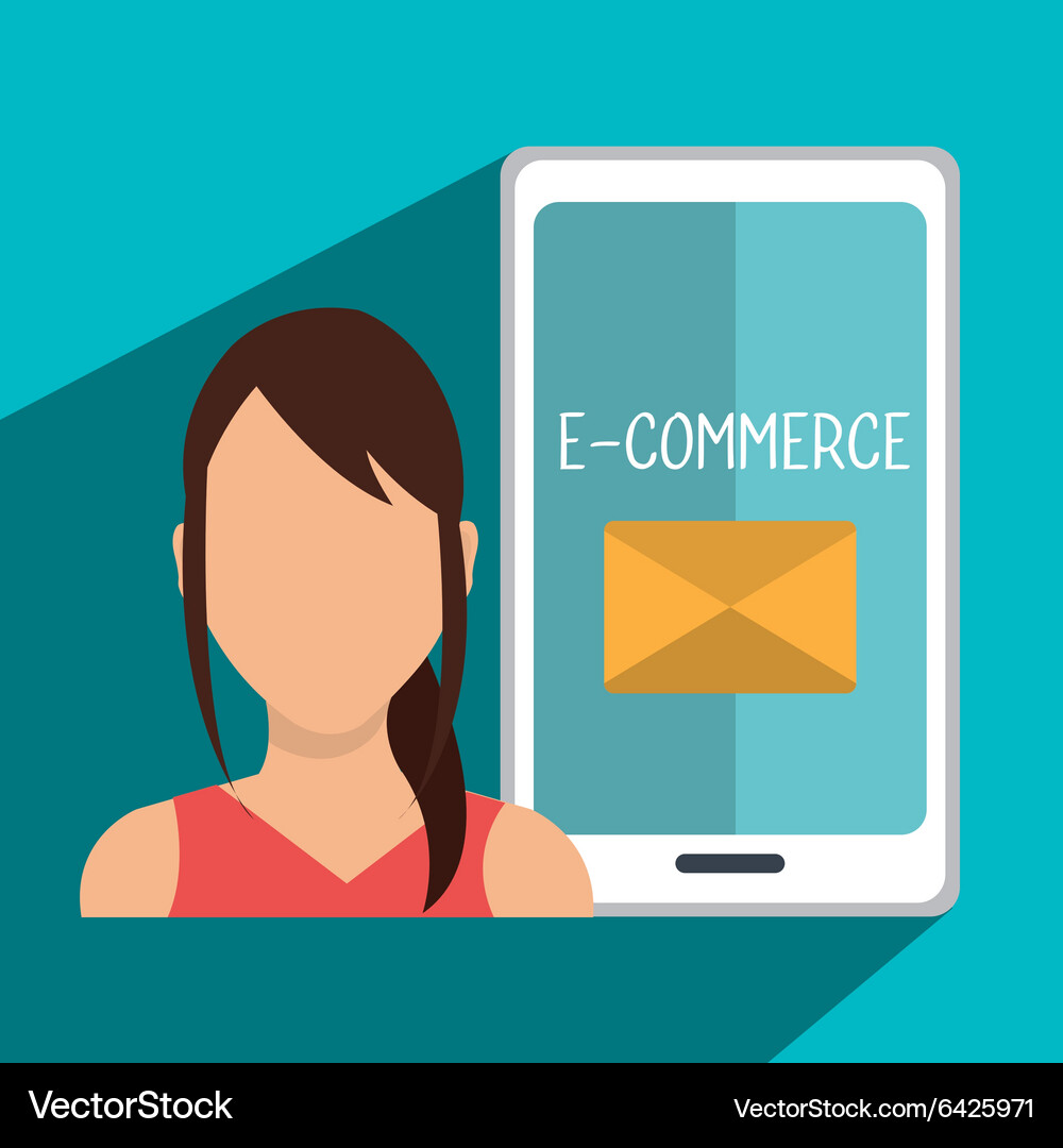 Digital marketing and online sales Royalty Free Vector Image