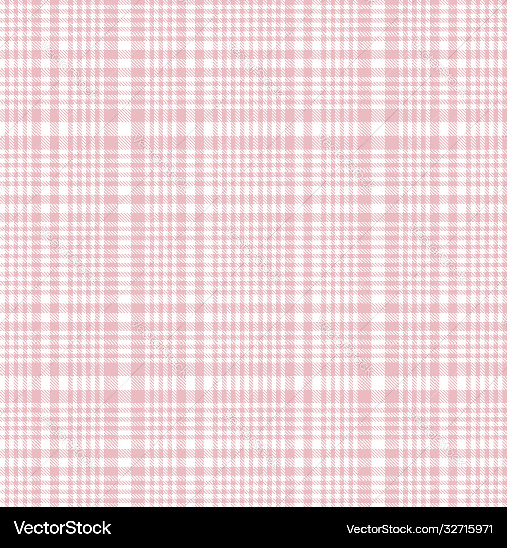 Pink glen plaid textured seamless pattern Vector Image