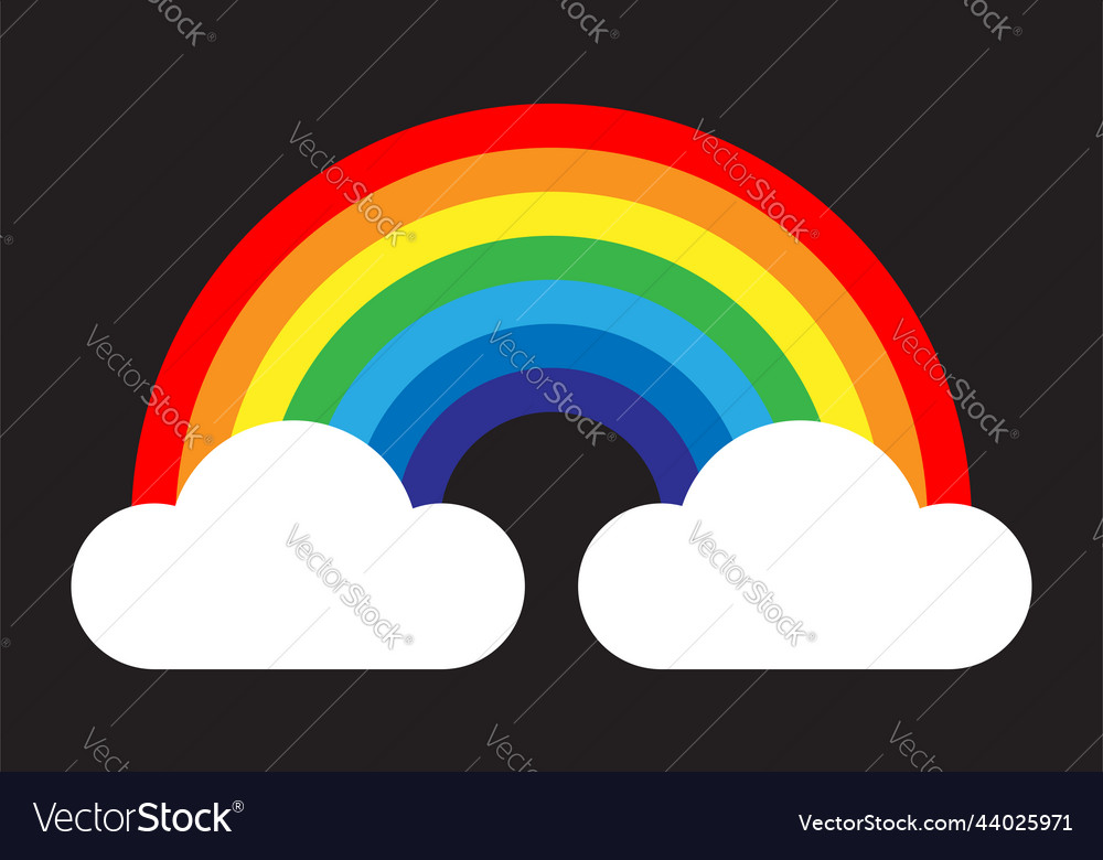 Rainbow colorful abstract design color graphic Vector Image