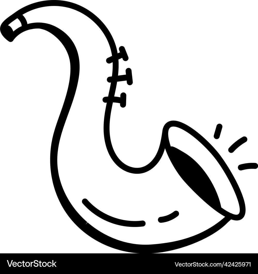 Saxophone Royalty Free Vector Image - VectorStock