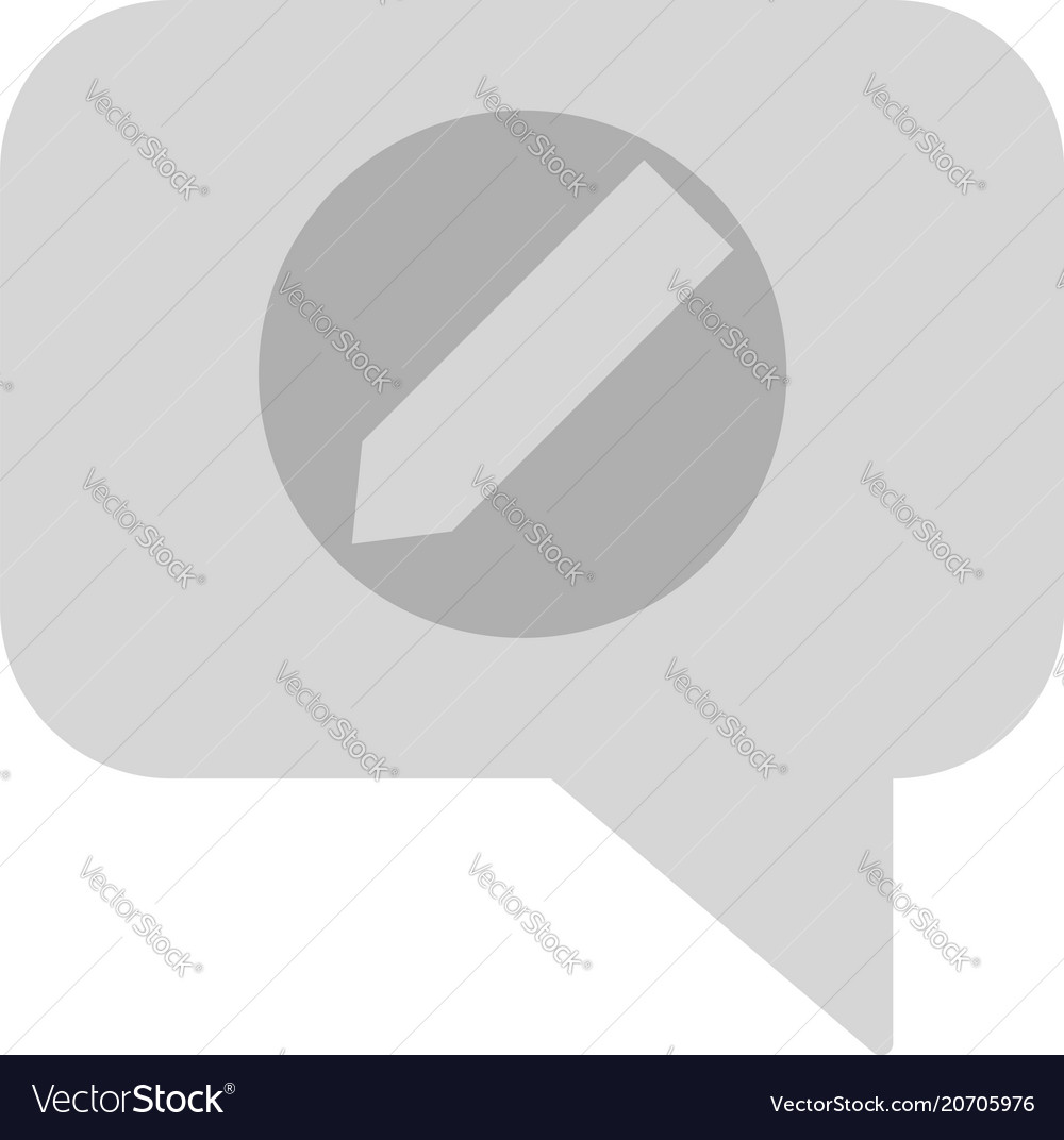 Edit chat icon Royalty Free Vector Image - VectorStock