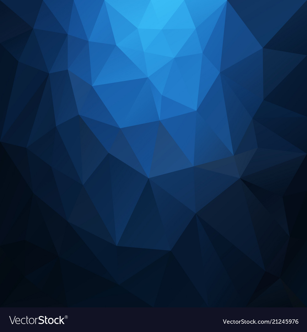 Polygonal square background deep blue Royalty Free Vector Polygonal square background deep blue Royalty Free Vector