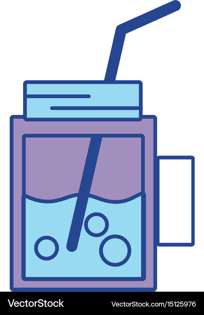 Refreshment beverage to hot day in the sun Vector Image