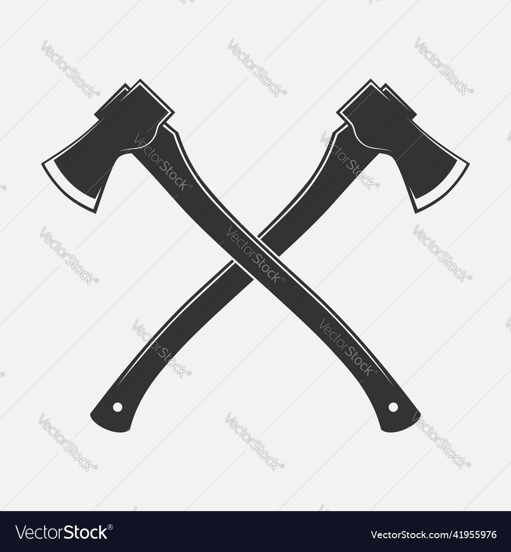 Two axes Royalty Free Vector Image - VectorStock