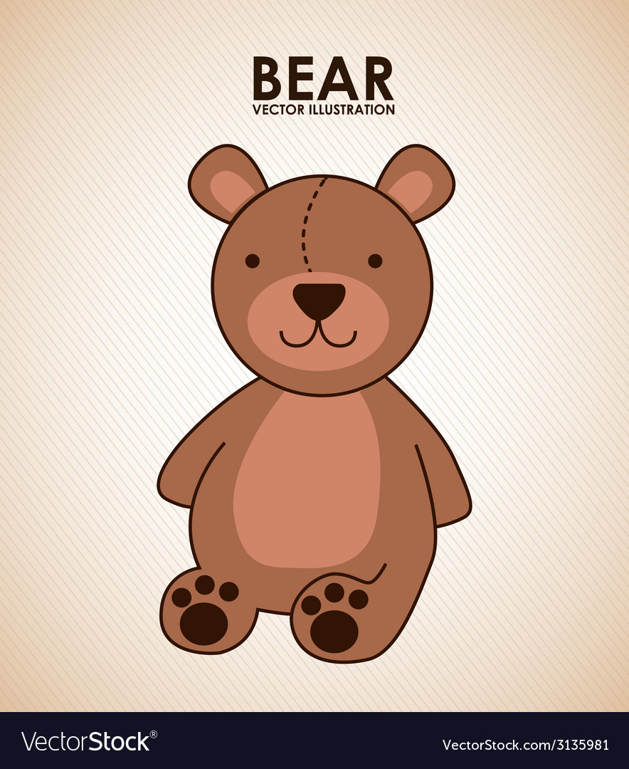 Bear design Royalty Free Vector Image - VectorStock