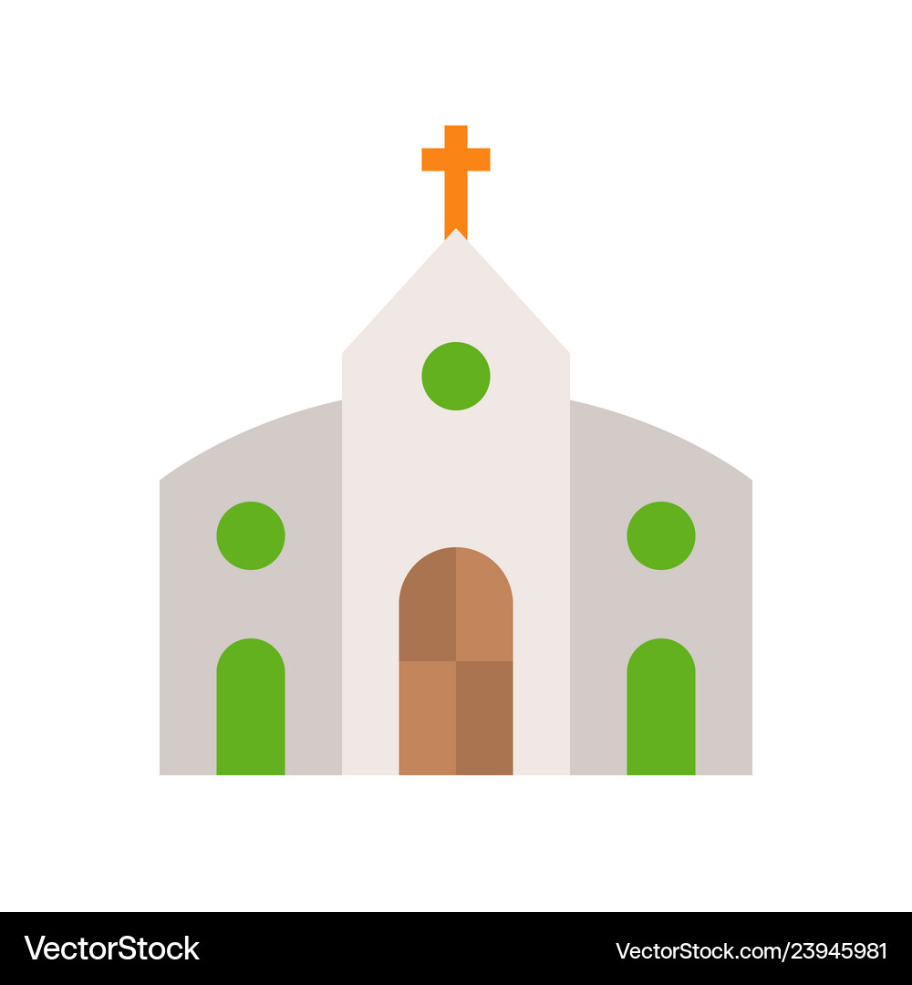 Church feast of saint patrick flat icon Royalty Free Vector