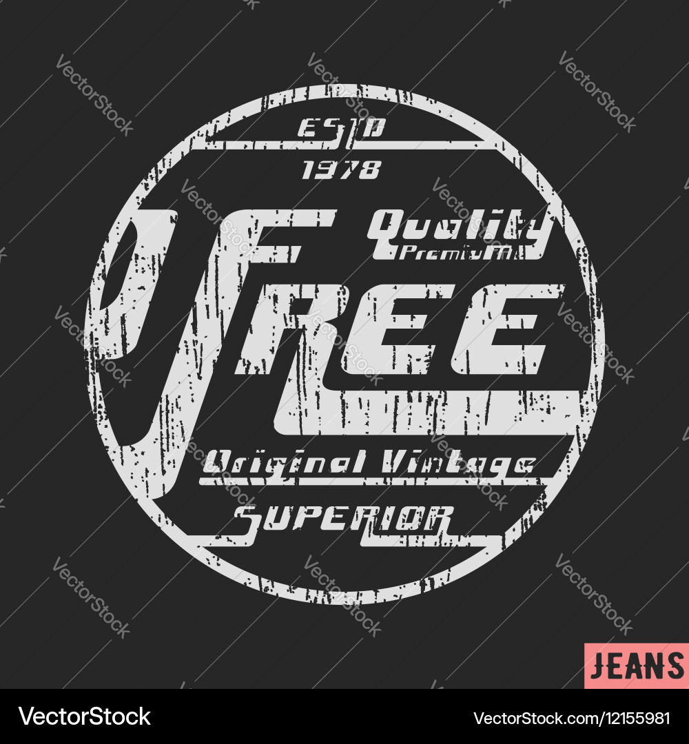 Free vintage stamp Royalty Free Vector Image - VectorStock