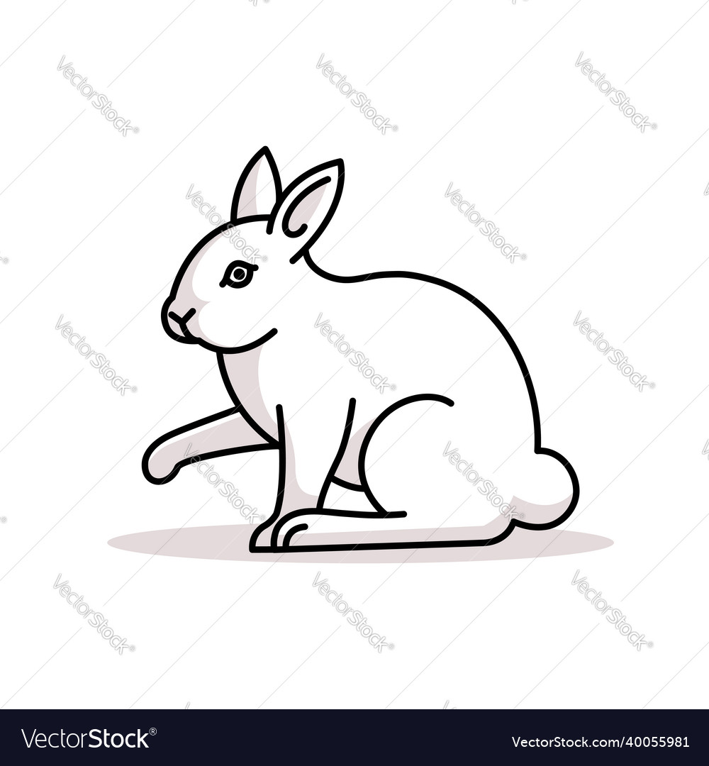 Rabbit Royalty Free Vector Image - VectorStock