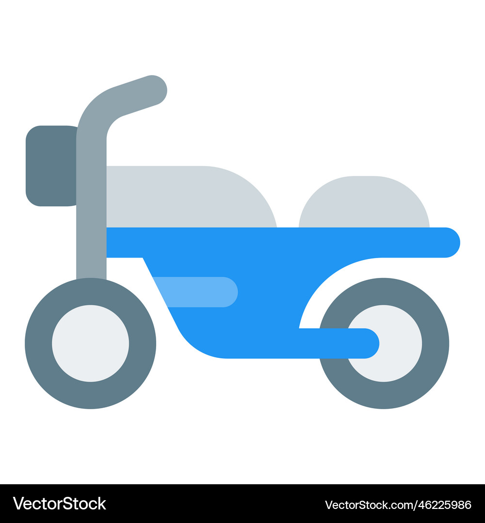 A heavily modified bicycle chopper bike Royalty Free Vector