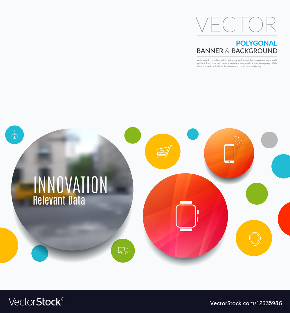 Business design elements for graphic layout Vector Image