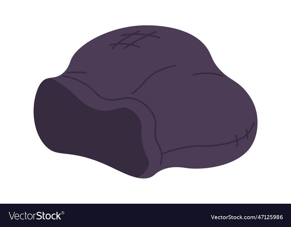Empty sack bag Royalty Free Vector Image - VectorStock
