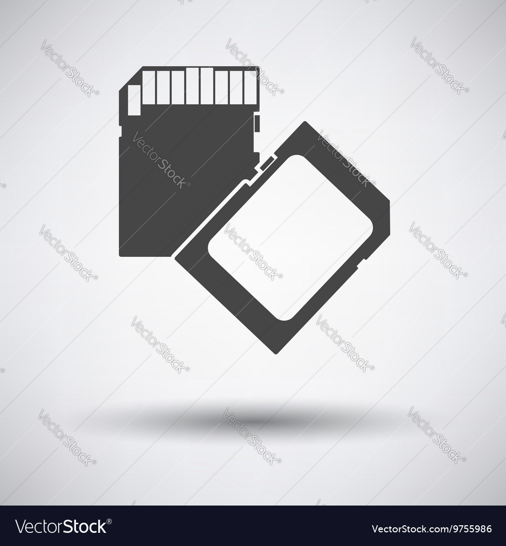 Memory card icon Royalty Free Vector Image - VectorStock