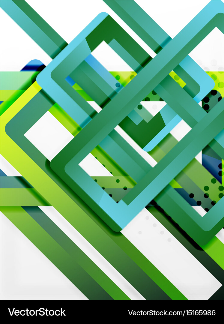Rectangle tube elements background Royalty Free Vector Image