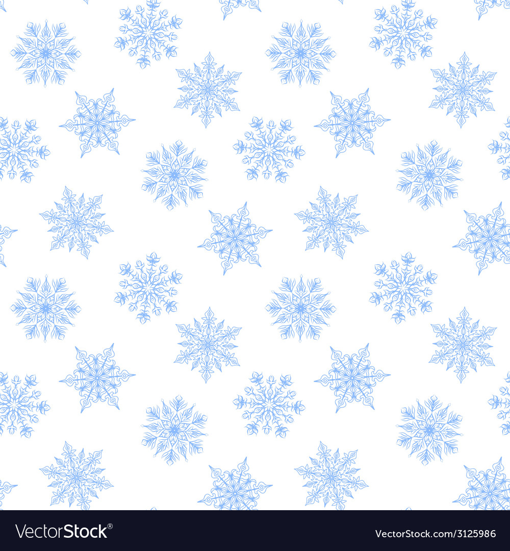 Seamless winter background Royalty Free Vector Image