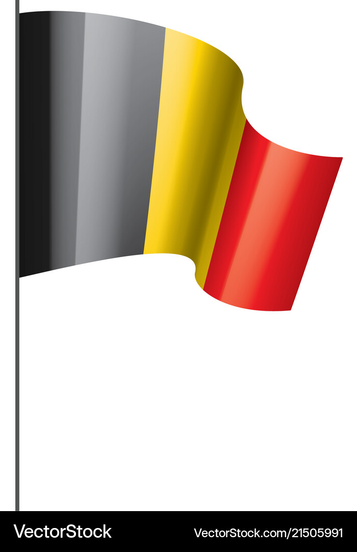 Flag of belgium Royalty Free Vector Image - VectorStock