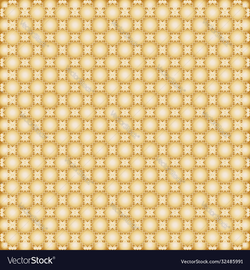 Gold pattern Royalty Free Vector Image - VectorStock