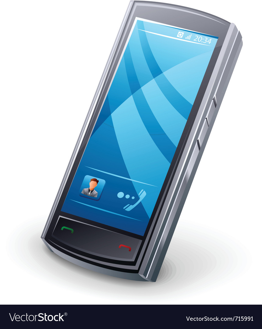 Mobile phone Royalty Free Vector Image - VectorStock