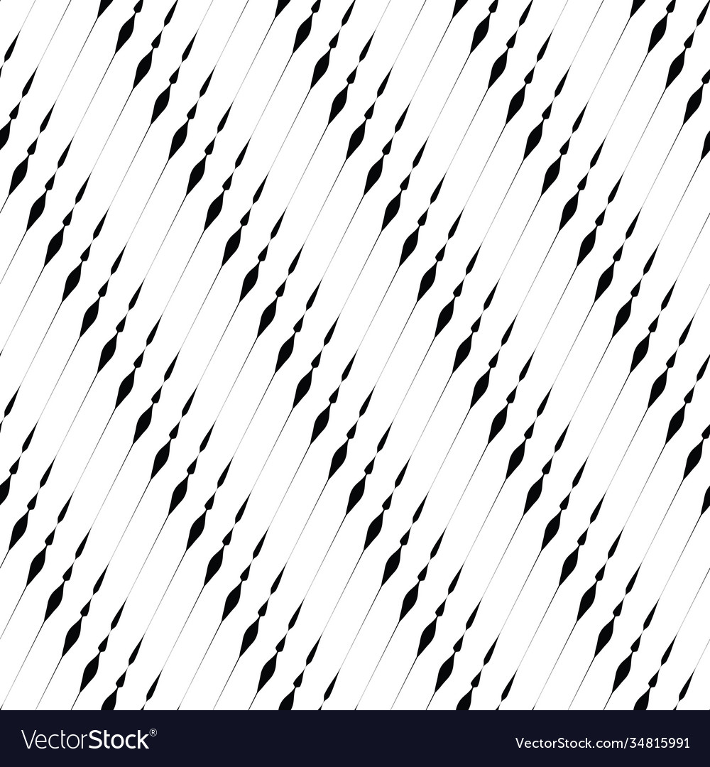 Oblique pattern with black forms Royalty Free Vector Image