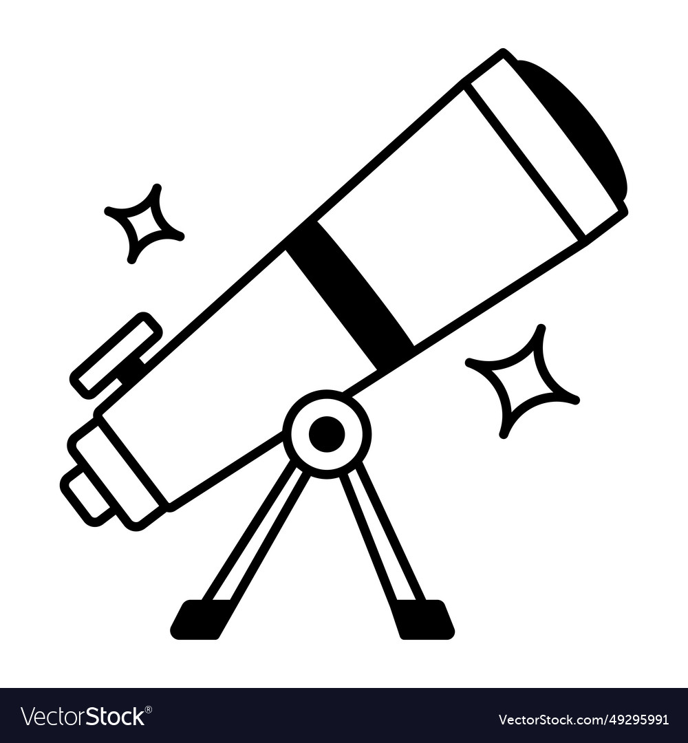Telescope Royalty Free Vector Image - VectorStock
