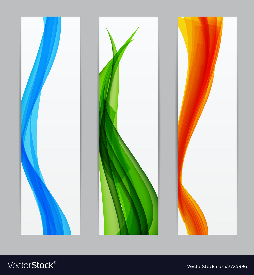 Abstract colored wave background Royalty Free Vector Image
