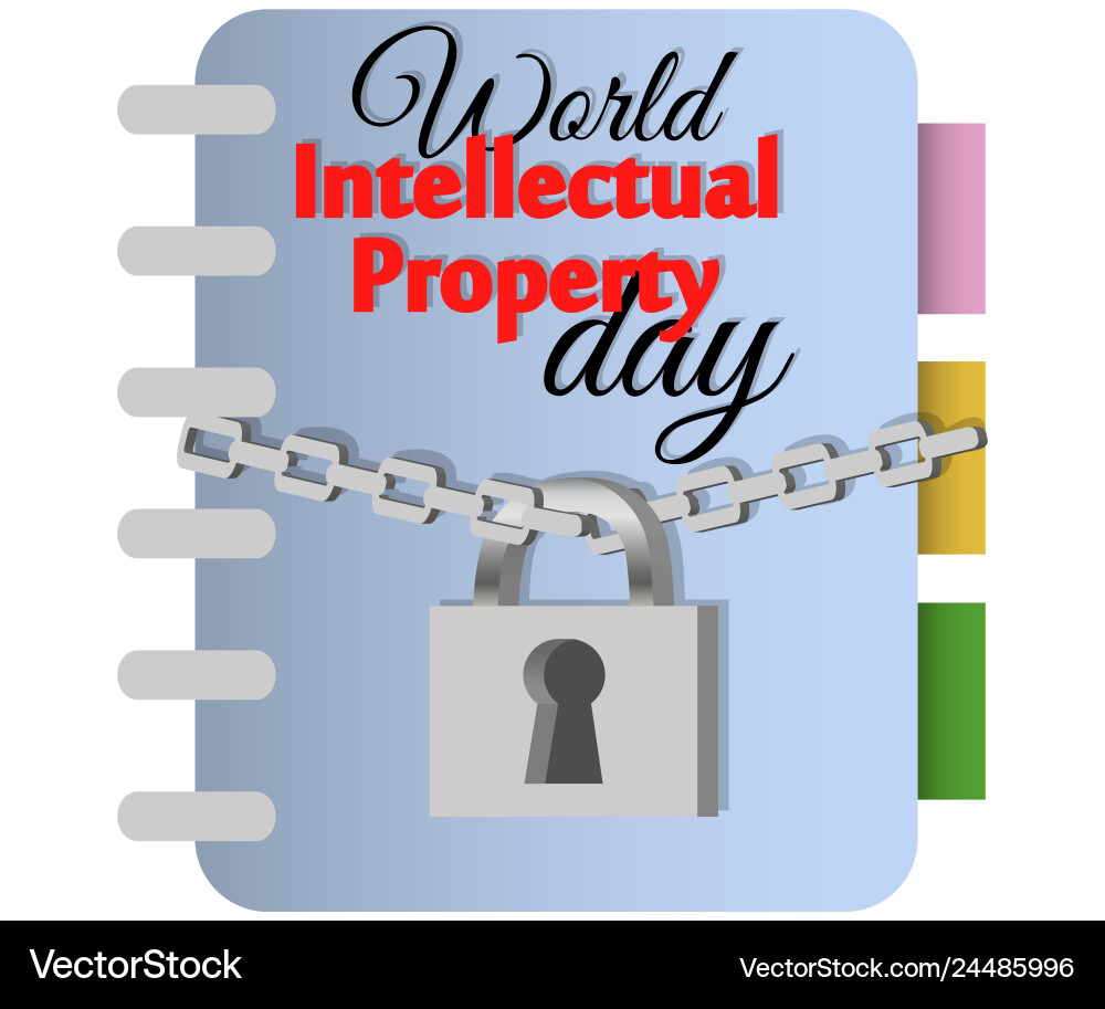Concept of protection copyright intellectual Vector Image