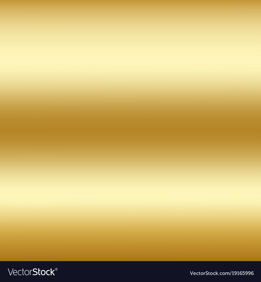 Gold Metallic Gradient Texture Royalty Free Vector Image