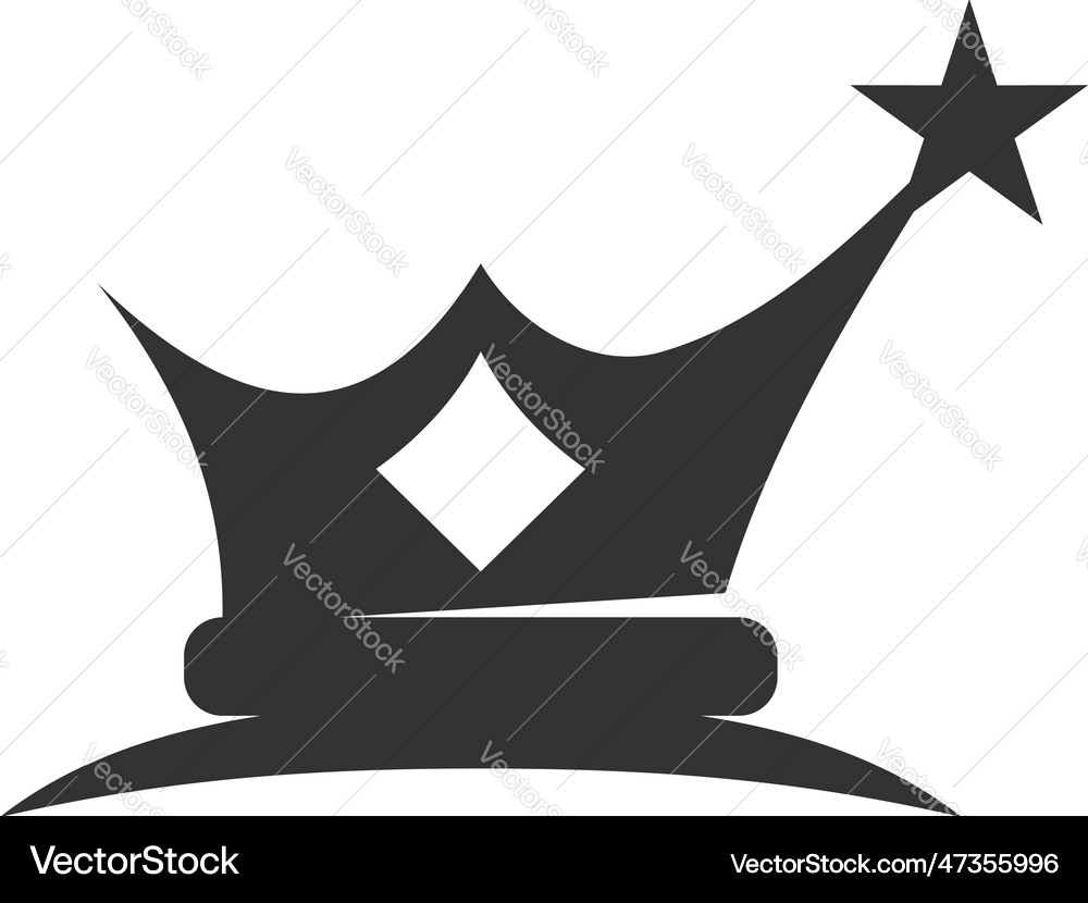 King logo template icon brand identity isolated Vector Image