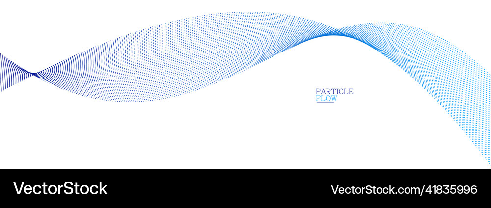 Light blue abstract background wave of flowing Vector Image