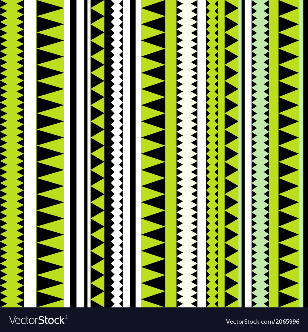 Seamless Tribal Texture Pattern Colorful Vector Image