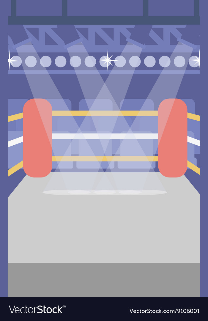 Boxing Ring Background Royalty Free Vector Image