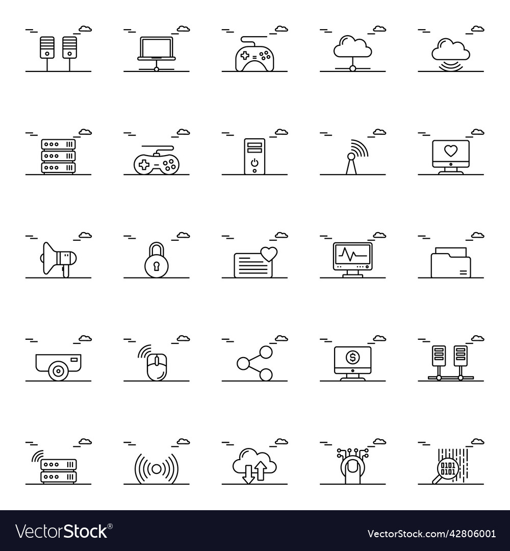 Digital electronics Royalty Free Vector Image - VectorStock