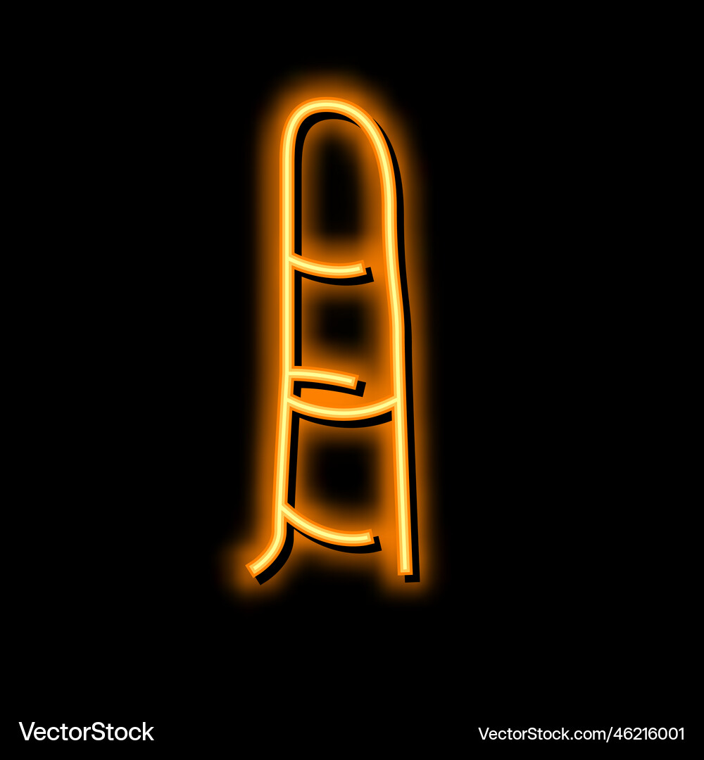 Finger hand gesture neon glow icon Royalty Free Vector Image