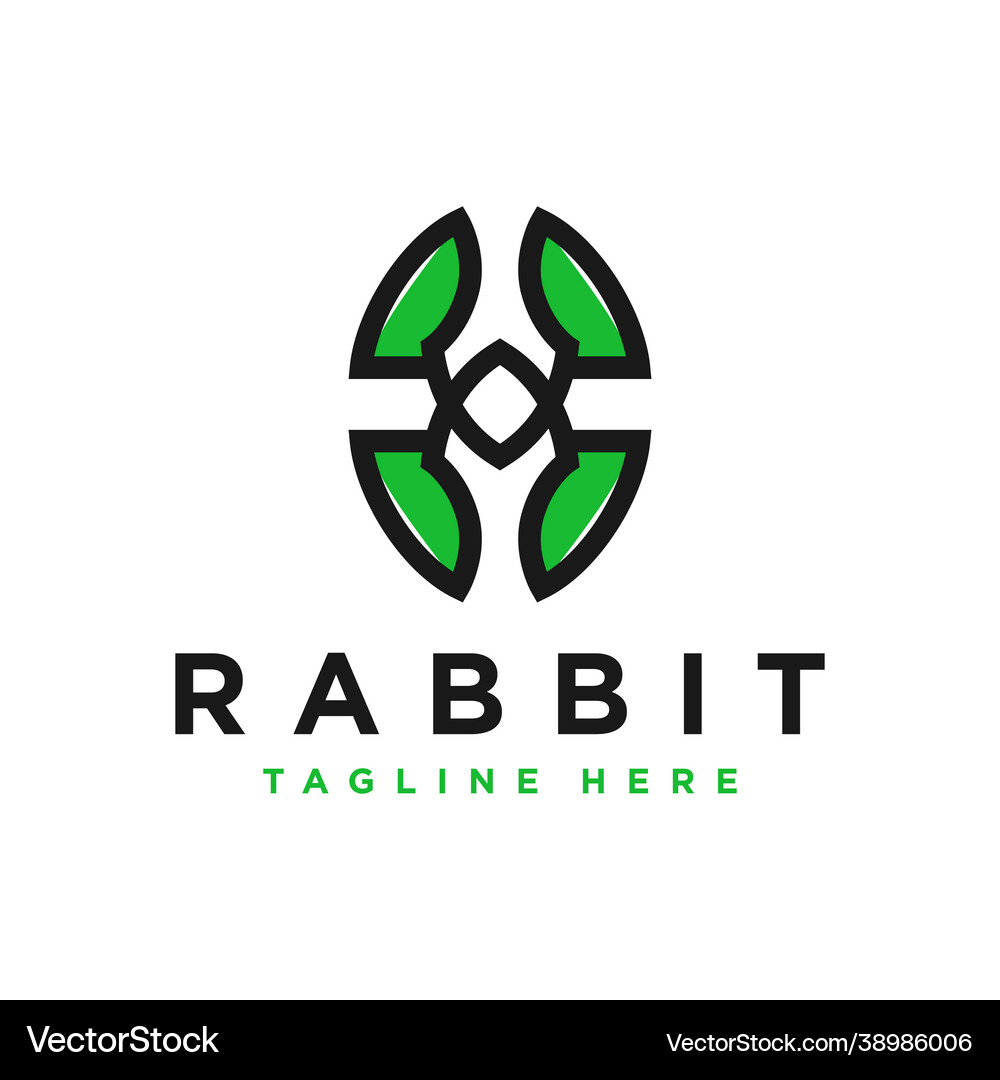 Green spider logo design Royalty Free Vector Image