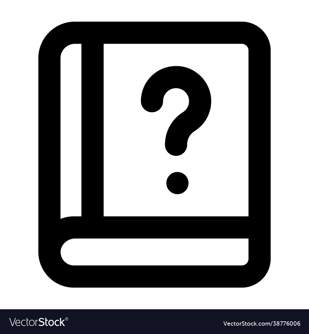 Help book Royalty Free Vector Image - VectorStock