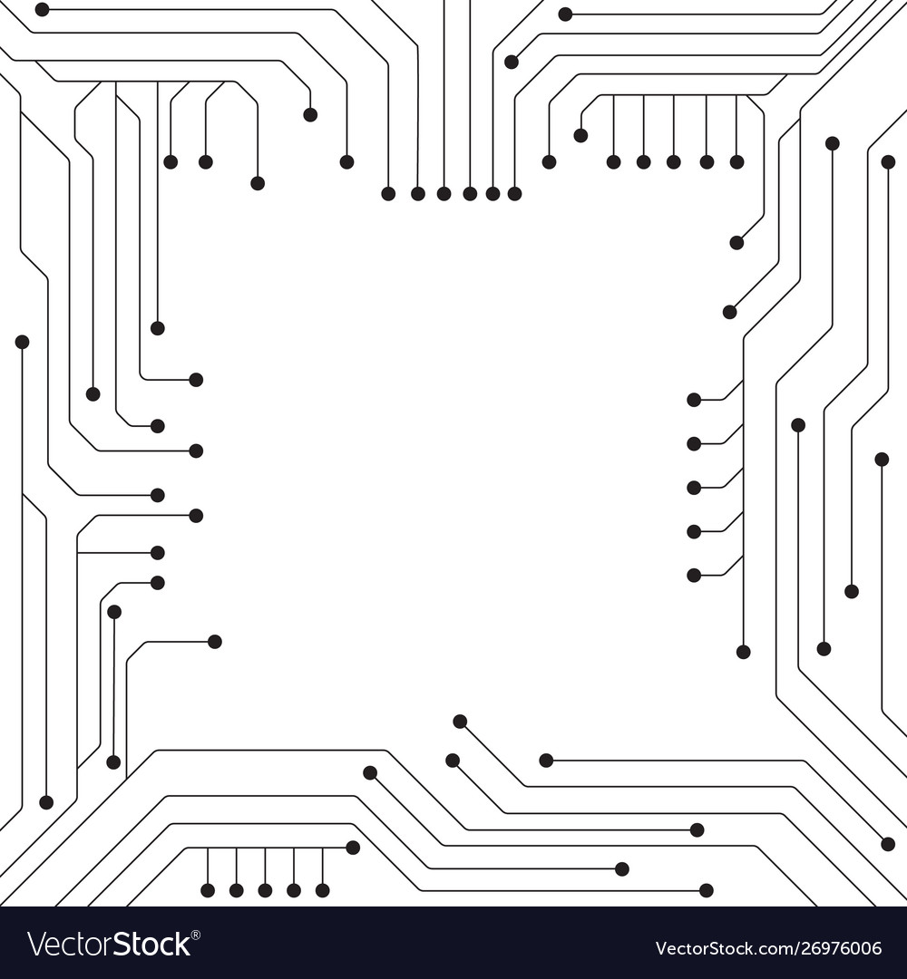 High tech technology geometric Royalty Free Vector Image