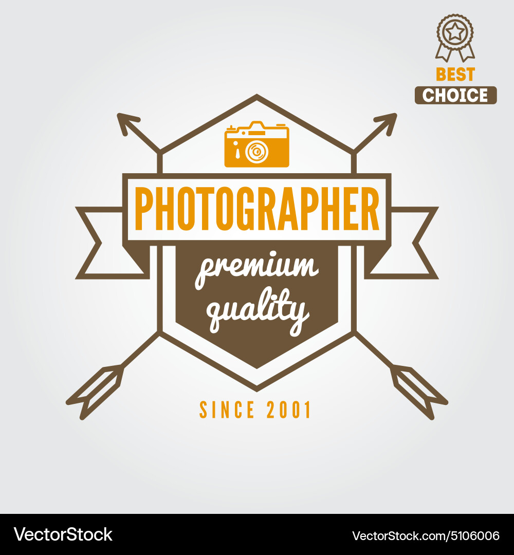 Logo emblem print sticker label and logotype Vector Image