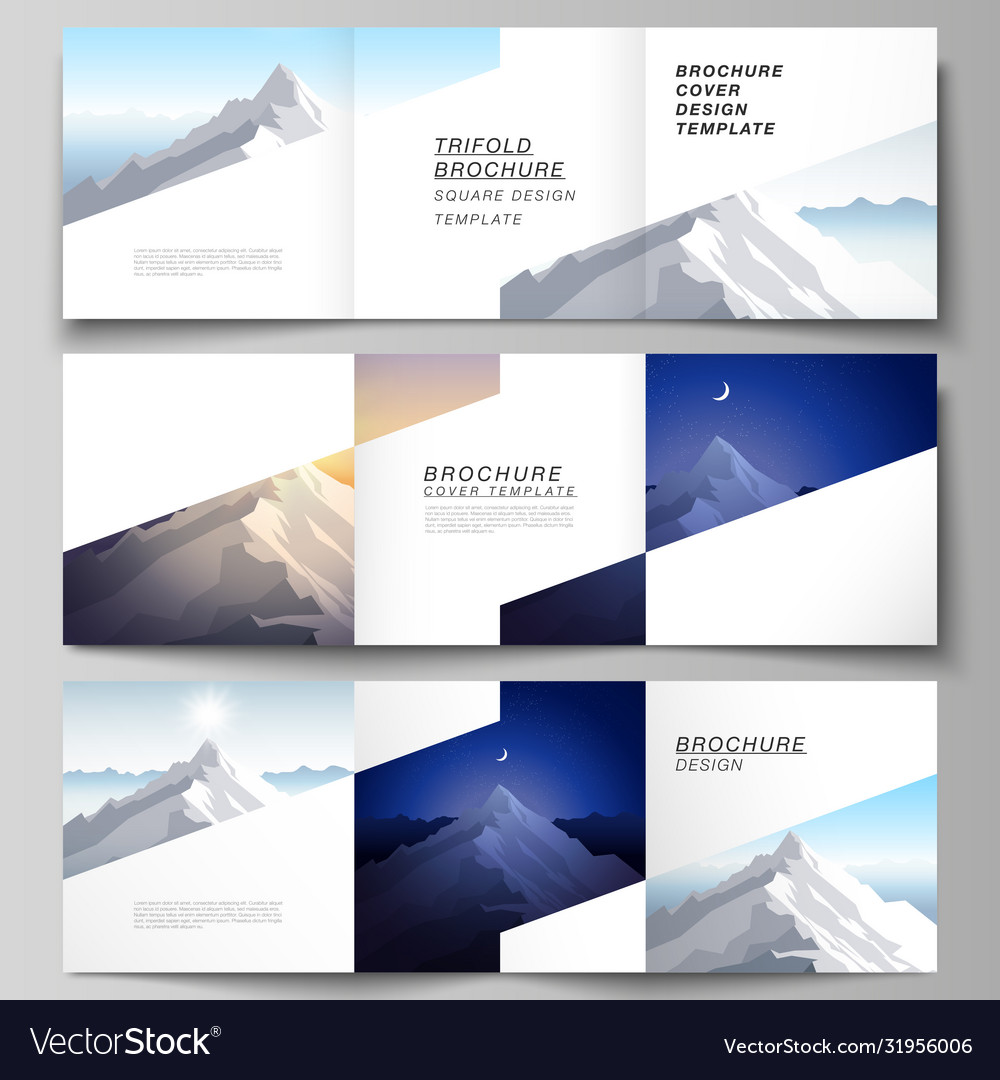 Minimal editable layout square format Royalty Free Vector