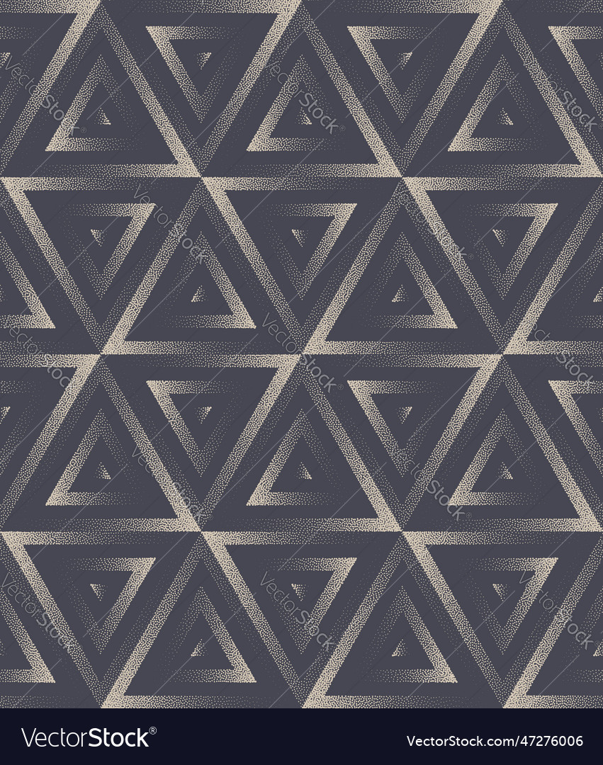 Triangle grid luxury classy seamless pattern dot Vector Image