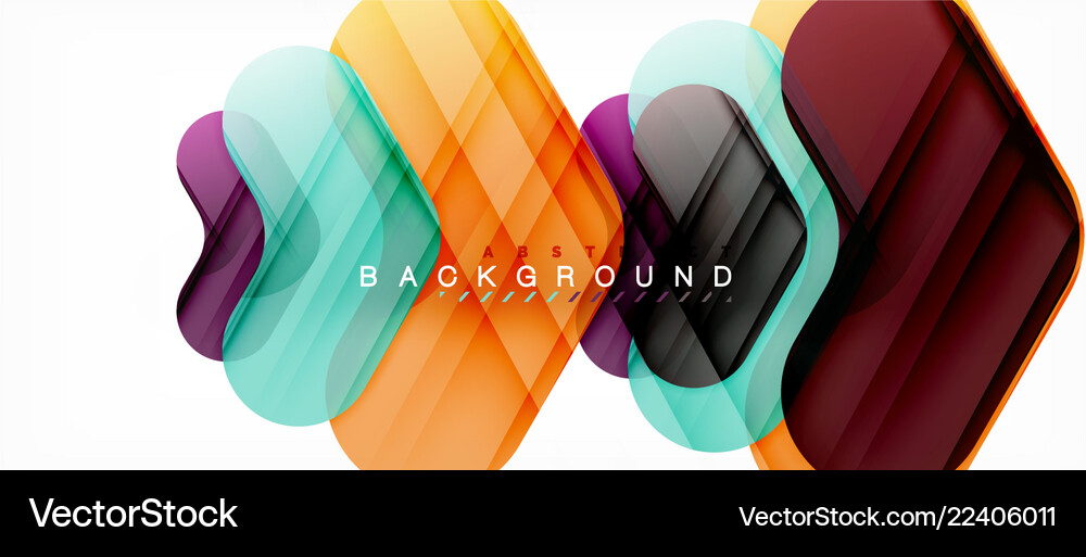 Colorful glossy arrows abstract background Vector Image