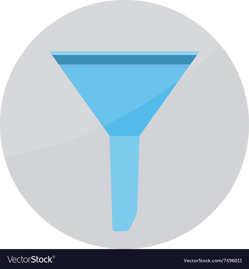 Filter funnel icon Royalty Free Vector Image - VectorStock