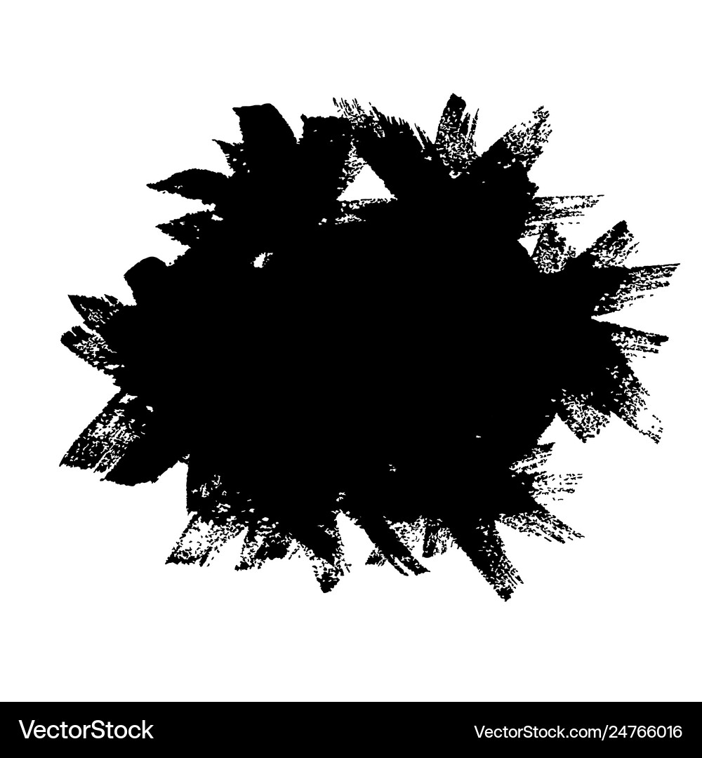 Abstract hand drawn ink dry brush banner Vector Image