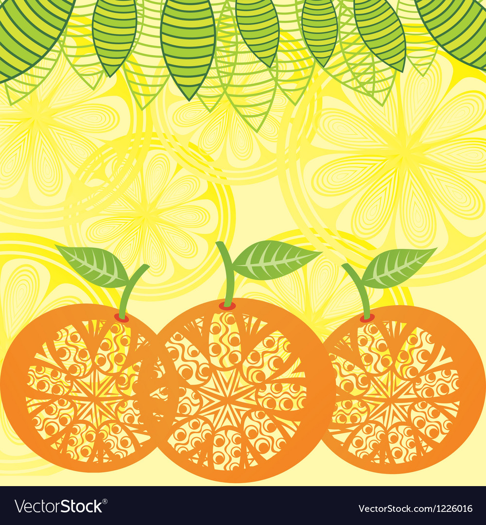 Orange Royalty Free Vector Image - VectorStock