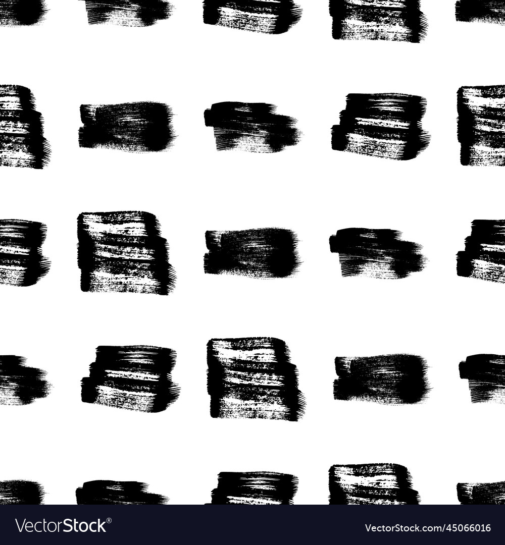 Seamless pattern with hand drawn scribble smears Vector Image