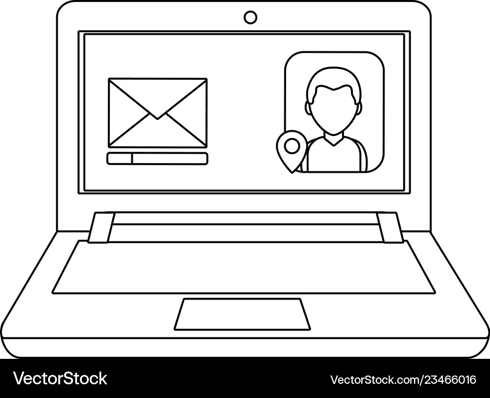 Technology computing cartoon Royalty Free Vector Image