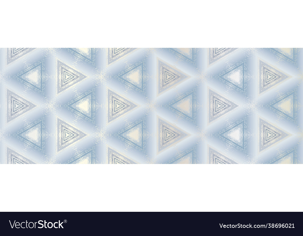 Abstract silver and light grey triangles pattern Vector Image